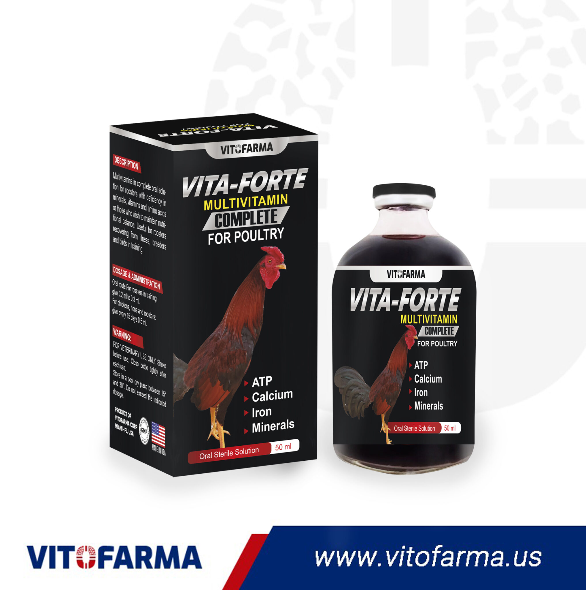 VITA-FORTE Multivitamínico para Gallos - Vitofarma
